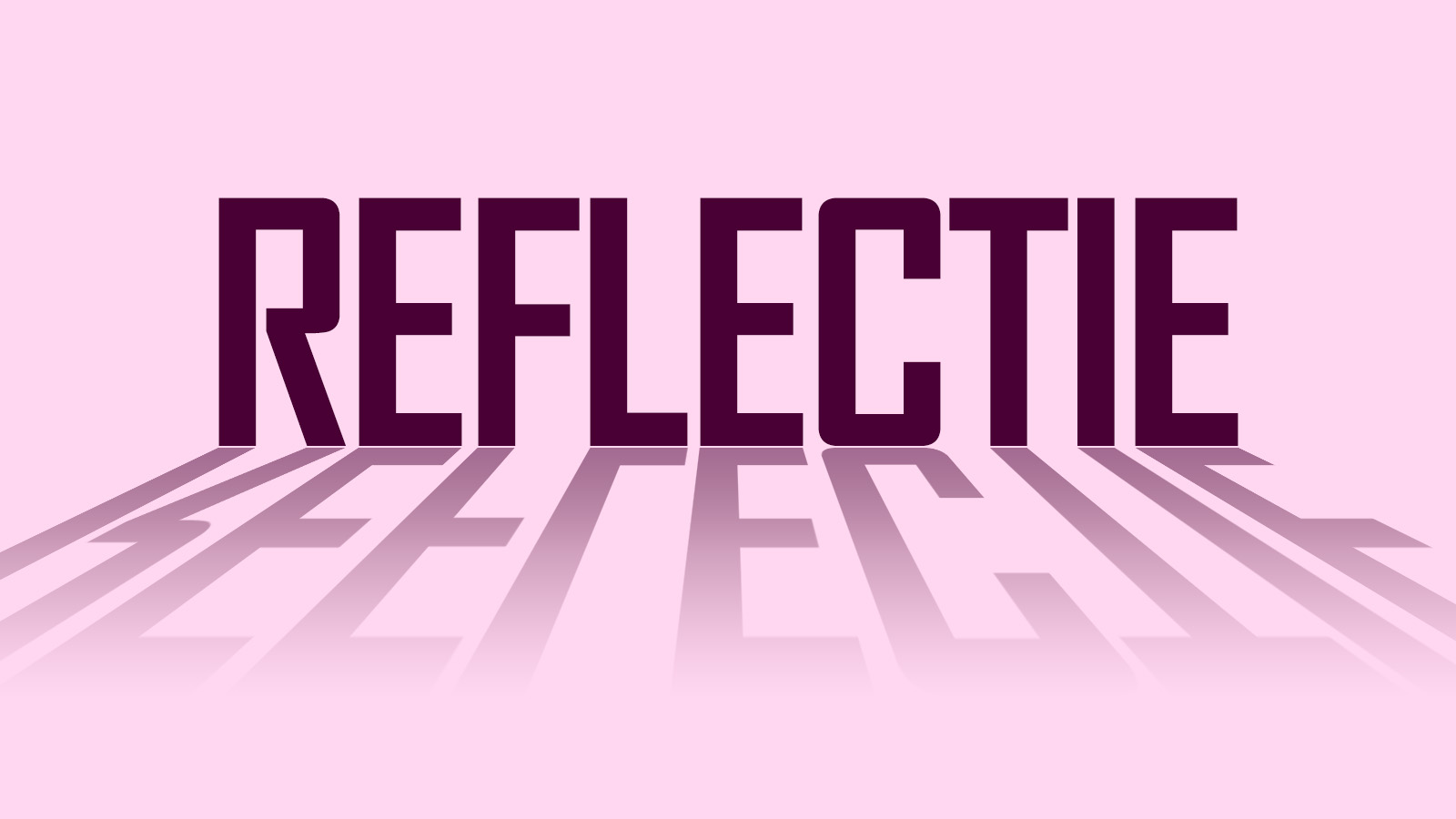 Maak een lange tekst reflectie in Photoshop - Edit with Kim