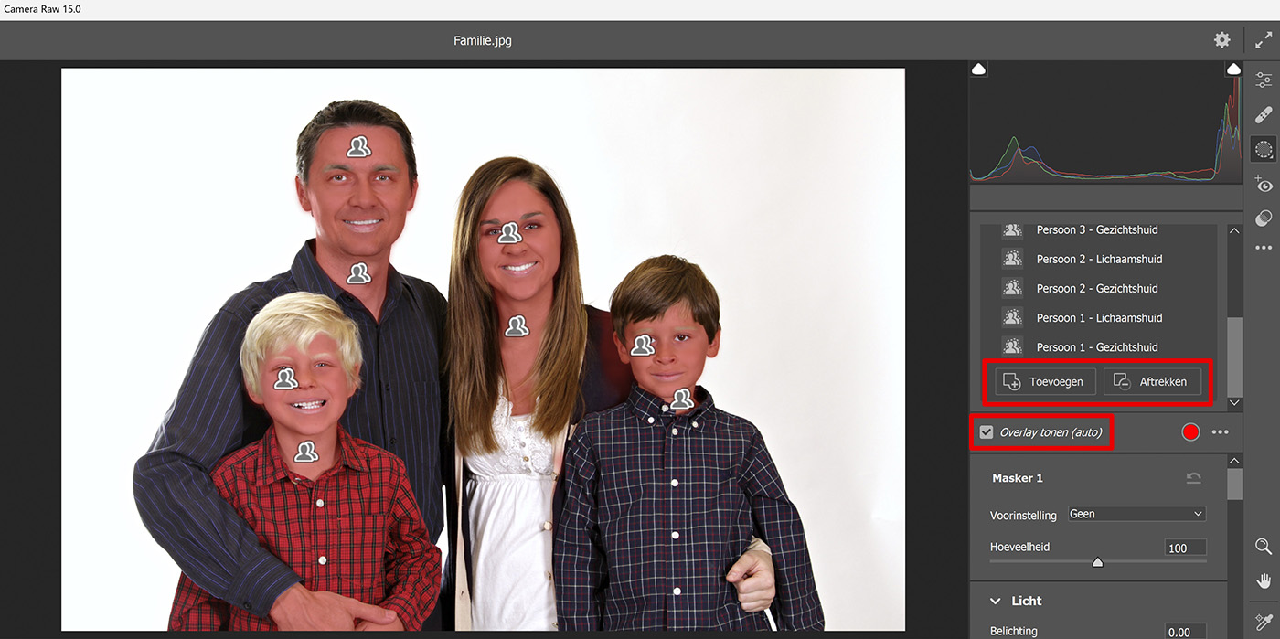 Automatisch personen maskeren in Camera Raw - Edit with Kim