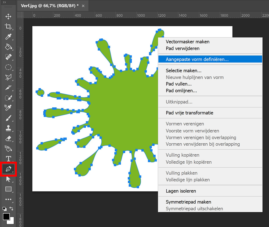 Zelf vormen creëren in Adobe Photoshop - Edit with Kim