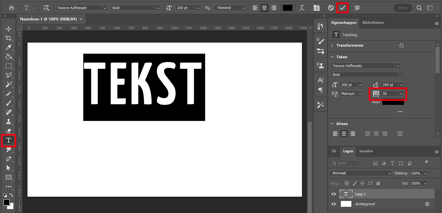 Gestippelde tekst maken in Photoshop - Edit with Kim