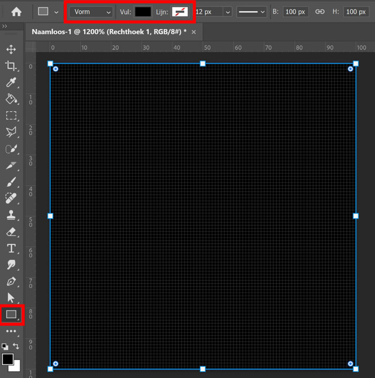 Foto met vierkanten maken in Photoshop - Edit with Kim
