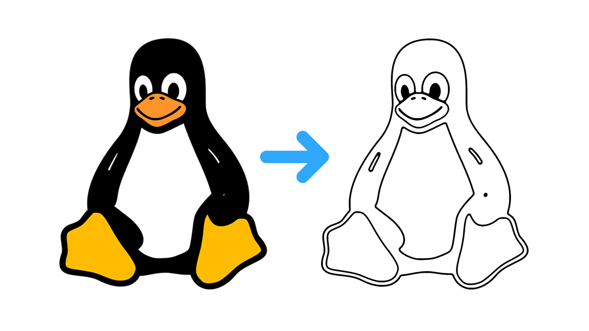 Afbeelding omzetten naar lijnen in Photoshop - Edit with Kim