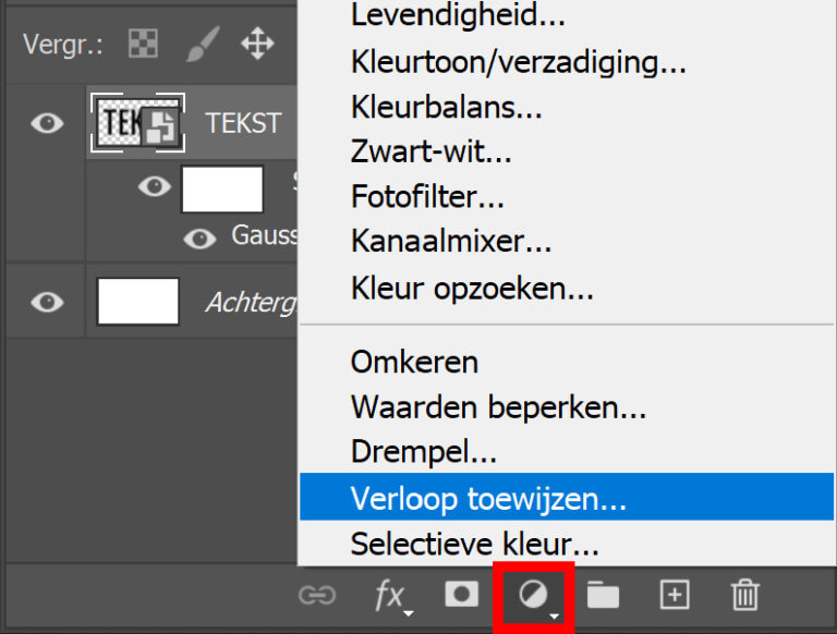 Gekleurde tekst omlijning in Photoshop - Edit with Kim