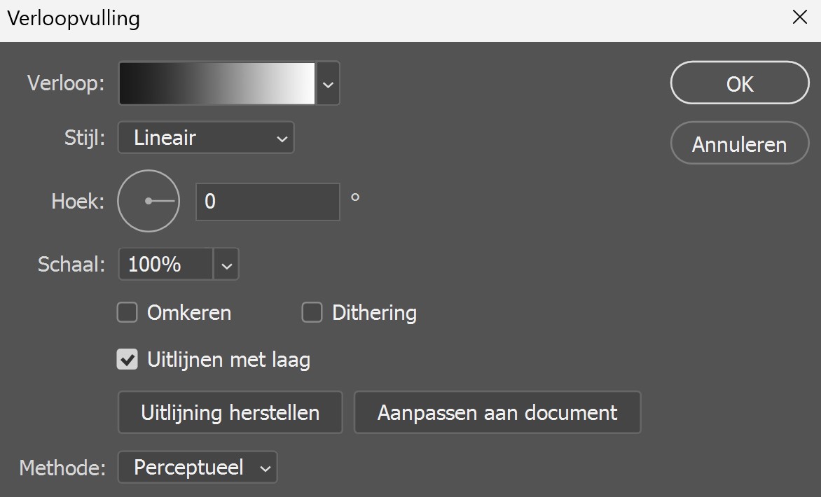 Halftoon effect met verloop in Photoshop - Edit with Kim
