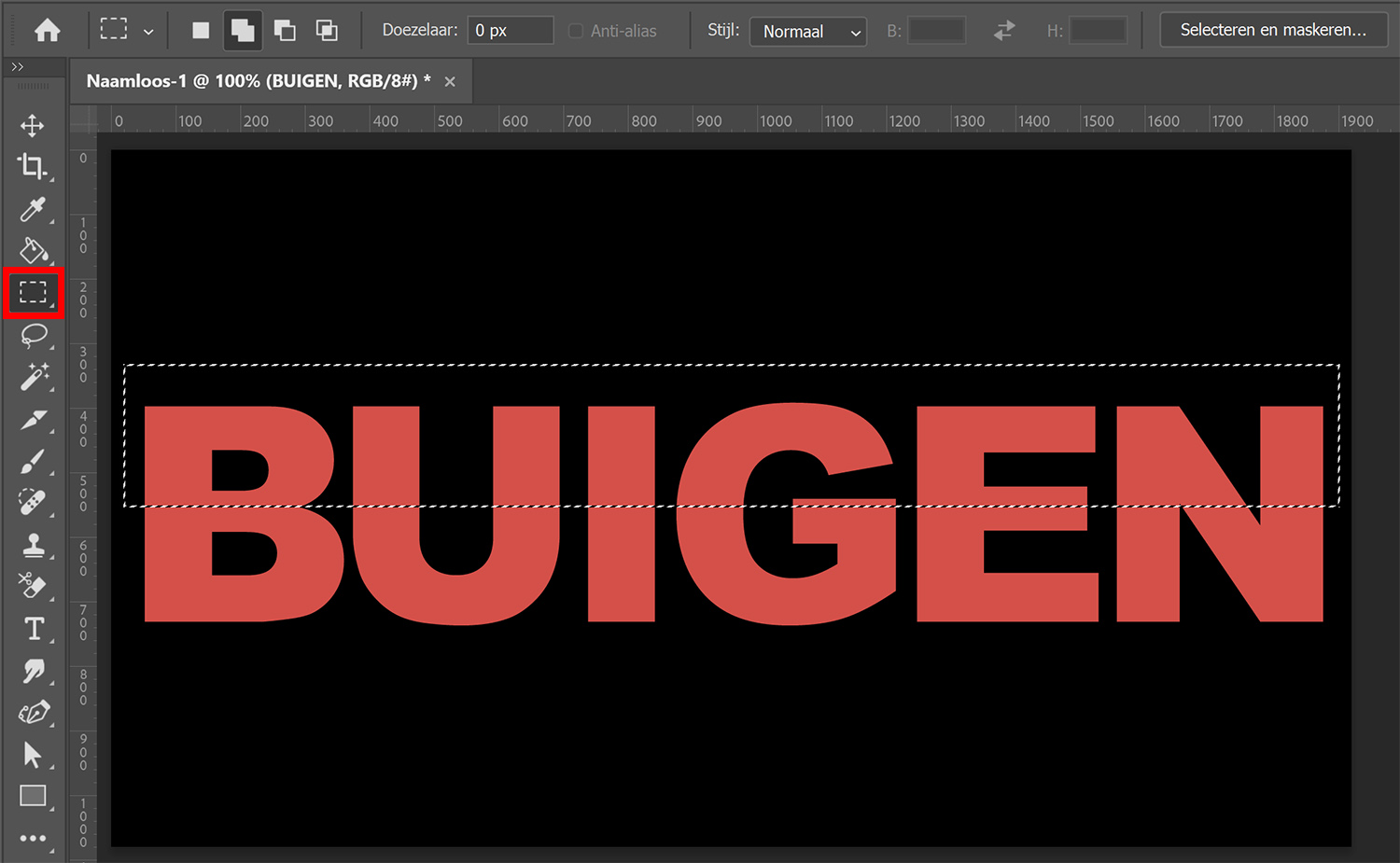 Een tekst buigen in Photoshop - Edit with Kim
